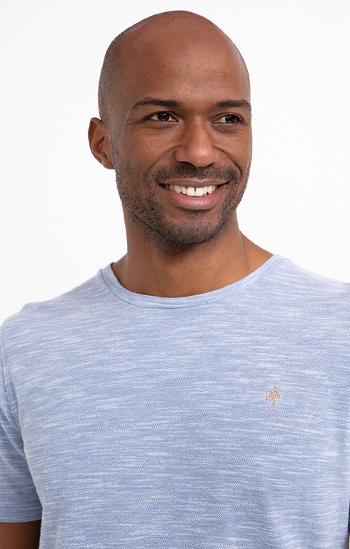 Tee-shirt manches courtes Slub pique - 9,00€ - Armand Thiery