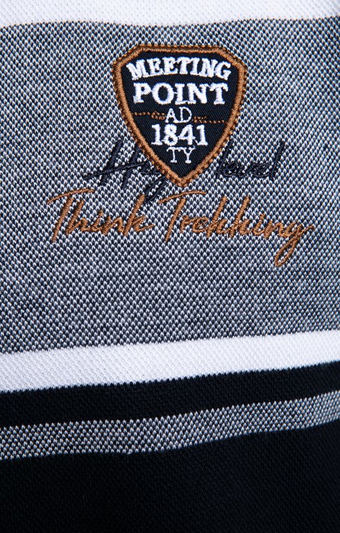 Polo col montant manches longues etretat - 15,00€ - Armand Thiery