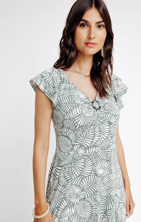 Robe en maille col v - 30,00€ - Armand Thiery