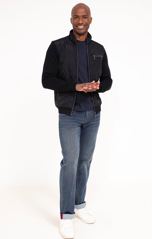 Gilet manches longues Surpik - coloris MARINE - Armand Thiery