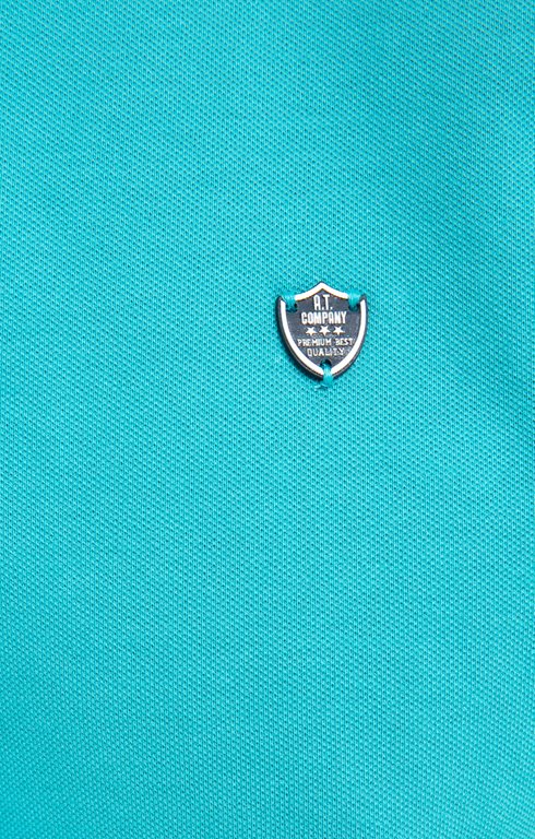 Polo manches courtes FLASH - coloris AQUA - Armand Thiery