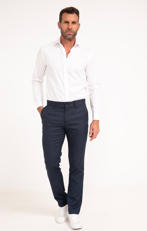 Pantalon chino Mini Dot - coloris MARINE - Armand Thiery