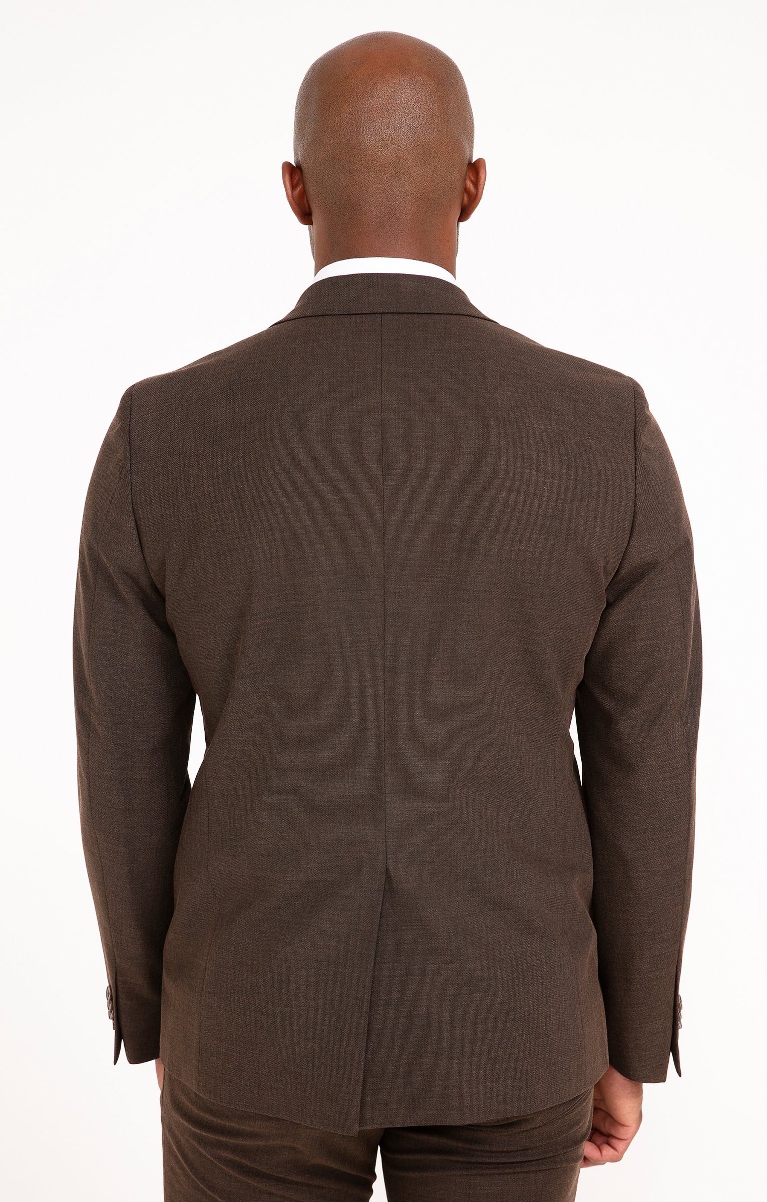 Veste de costume coupe ajustée Castagno - coloris MARRON - Armand Thiery