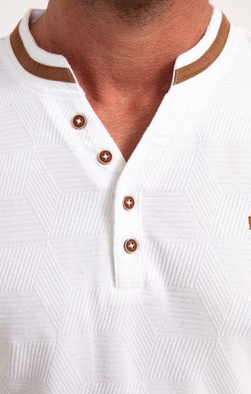 Tee-shirt manches courtes Kevin - coloris BLANC - Armand Thiery